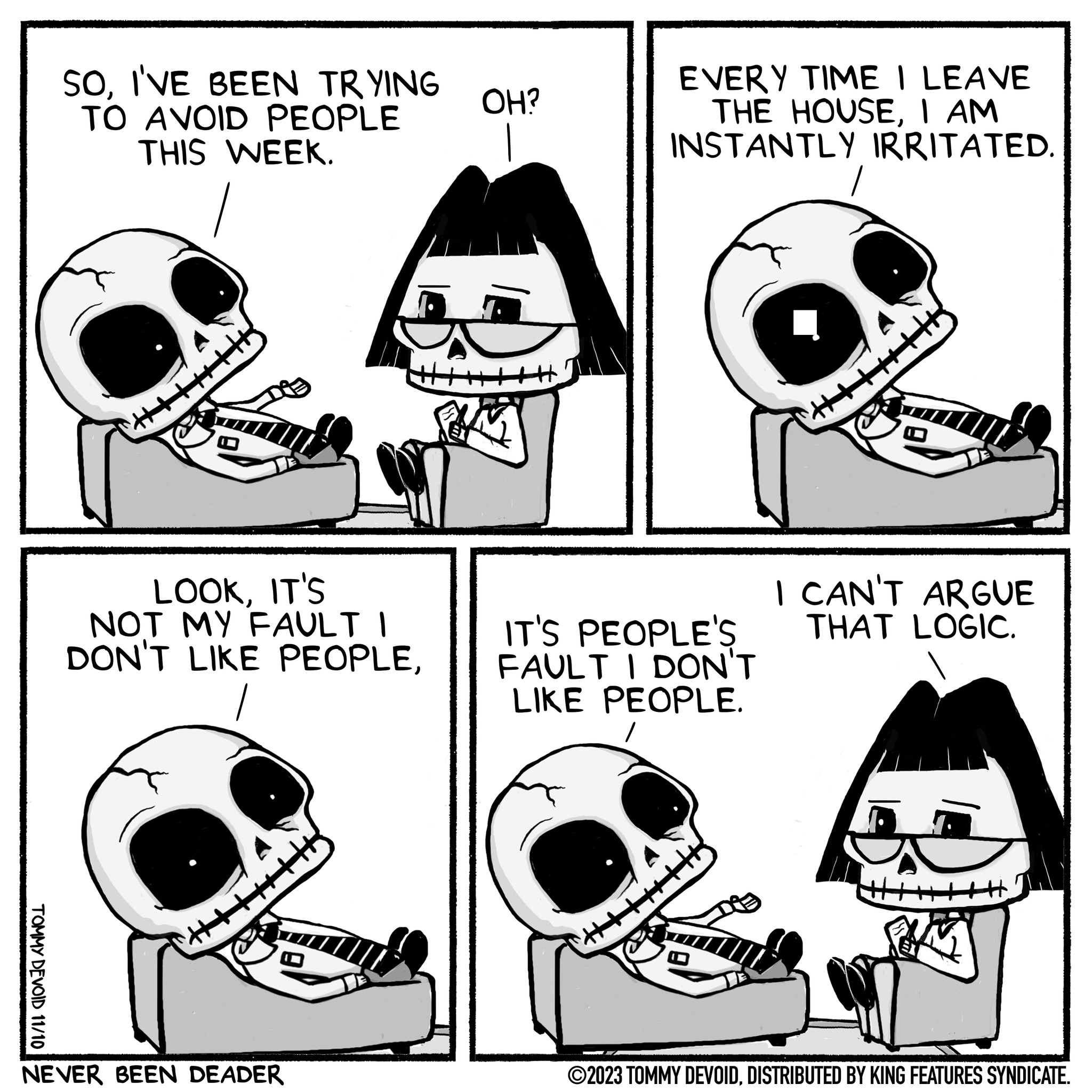 Never Been Deader Comic Strip 2023-11-10 | Comics Kingdom