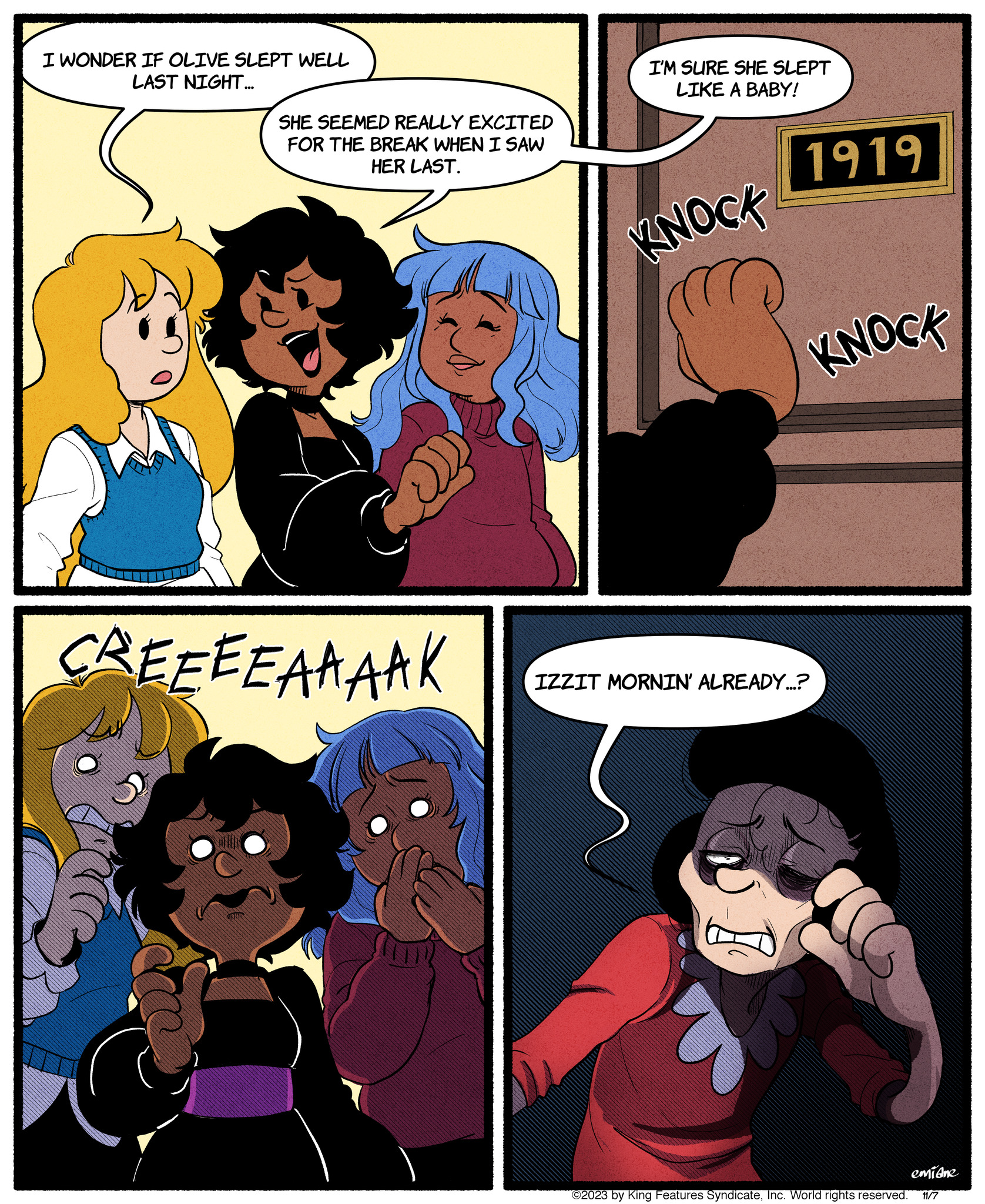 Olive & Popeye Comic Strip 2023-11-07 | Comics Kingdom