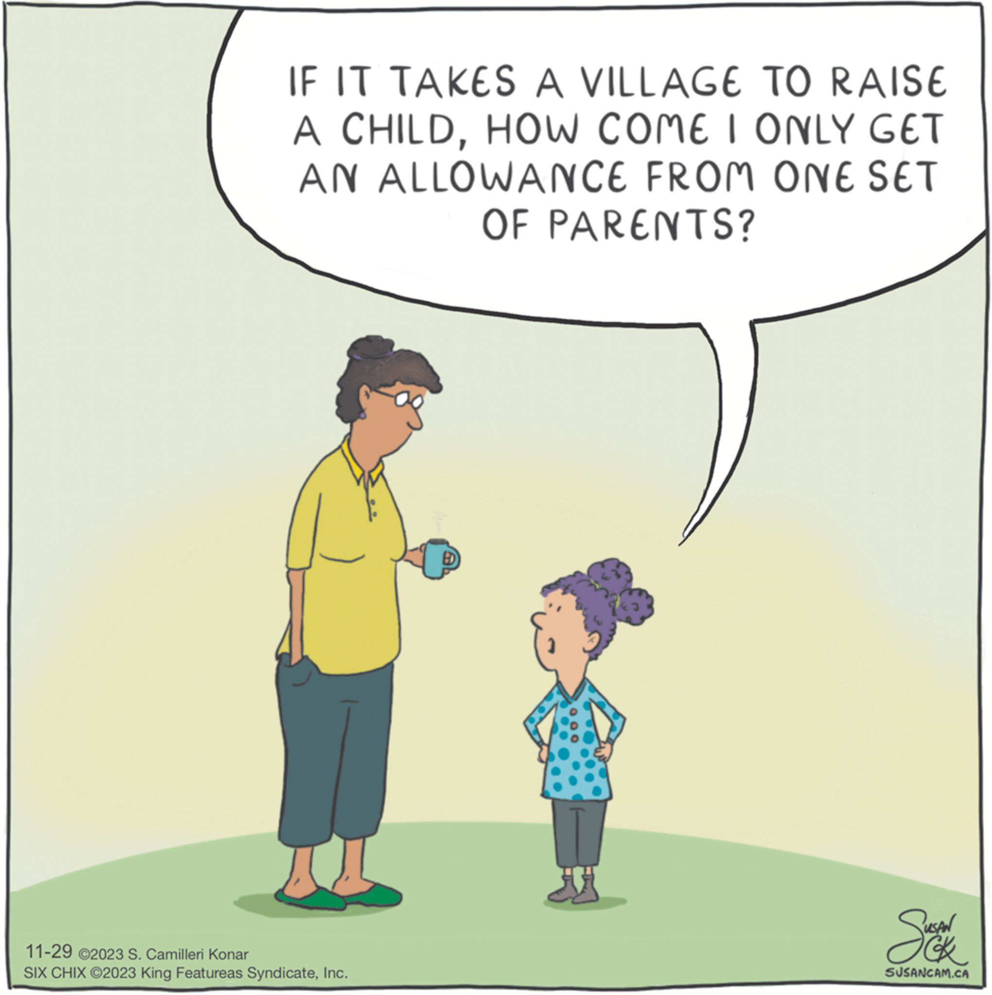 Six Chix Comic Strip 2023-11-29 | Comics Kingdom