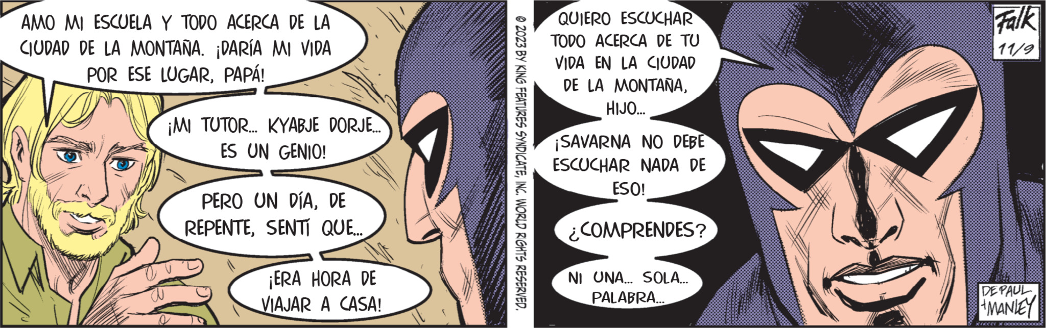 The Phantom Comic Strip 2023-11-30 | Comics Kingdom