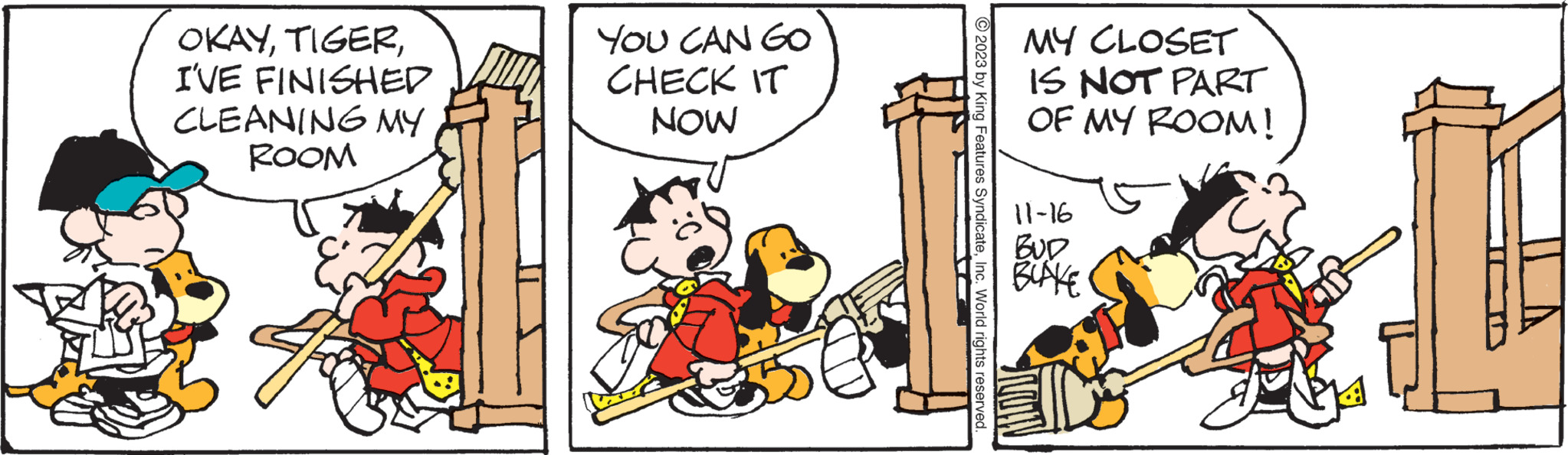 Tiger Comic Strip 2023-11-16 | Comics Kingdom