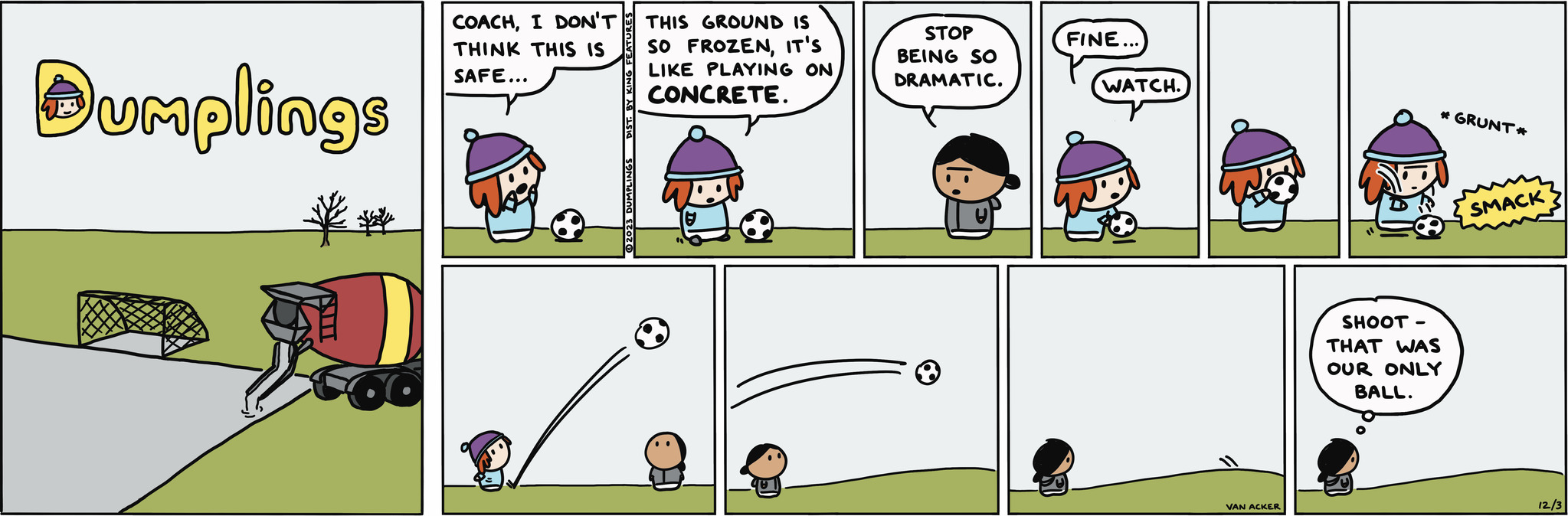 Dumplings Comic Strip 2023-12-03 | Comics Kingdom
