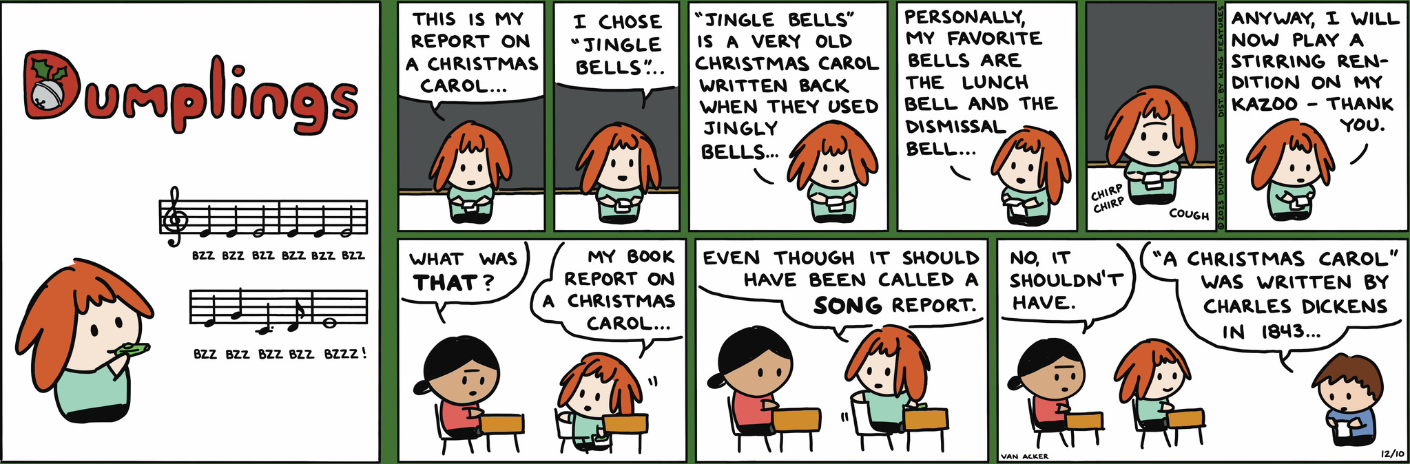 Dumplings Comic Strip 2023-12-10 | Comics Kingdom