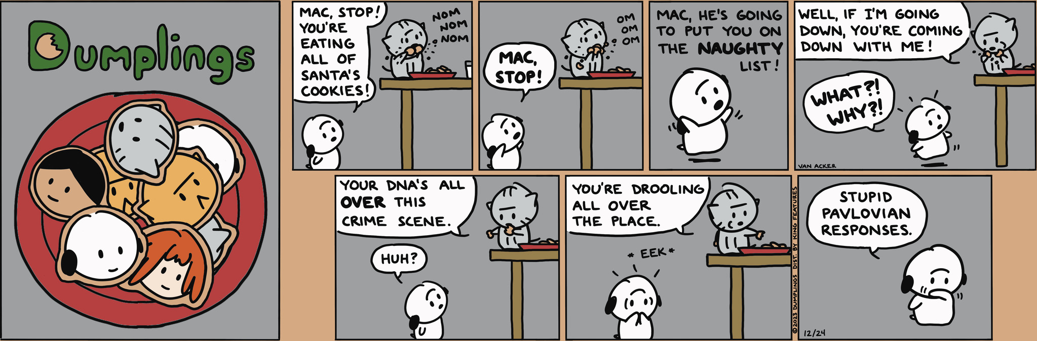 Dumplings Comic Strip 2023-12-24 | Comics Kingdom