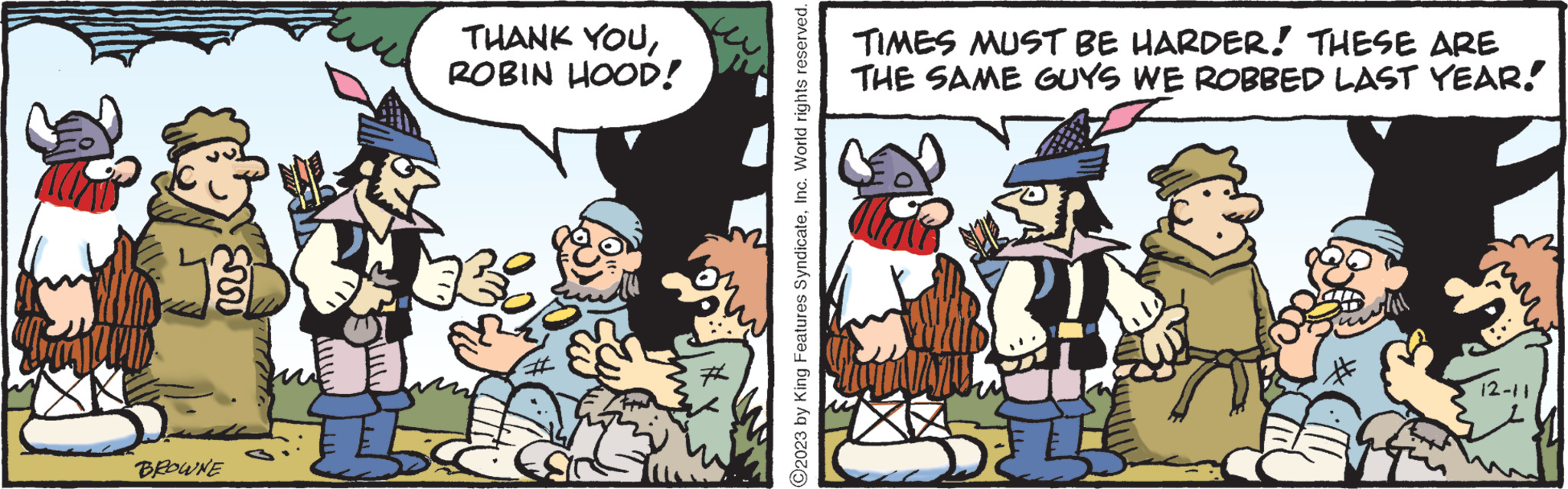 Hagar The Horrible Comic Strip 2023-12-11 | Comics Kingdom