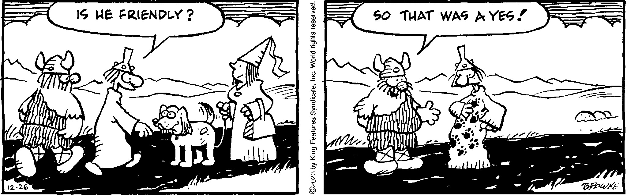 Hagar The Horrible Comic Strip 2023-12-26 | Comics Kingdom
