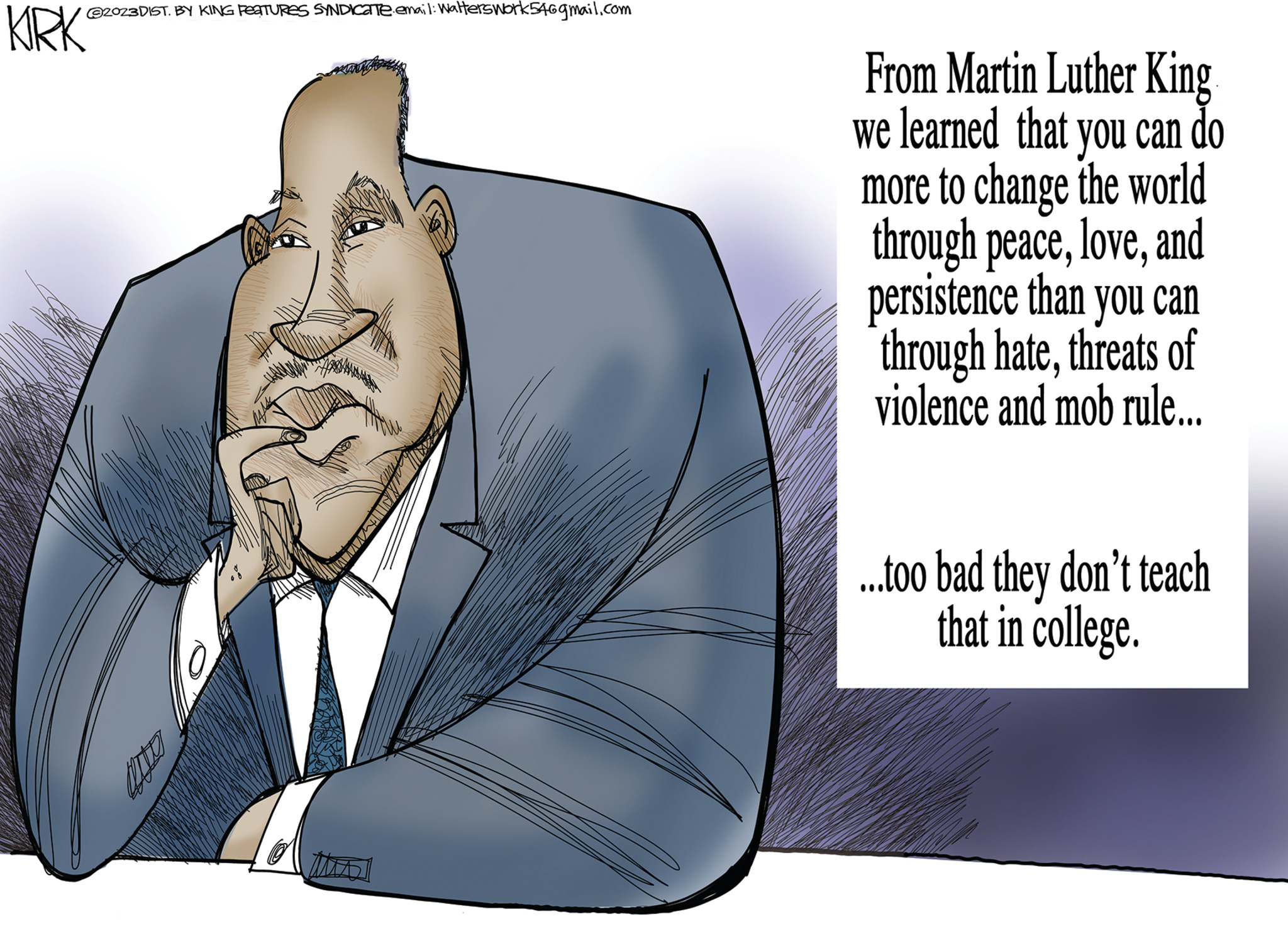 Kirk Walters Comic Strip 2023-12-15 | Comics Kingdom
