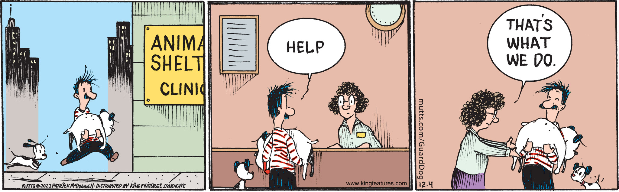 Mutts Comic Strip 2023-12-04 | Comics Kingdom