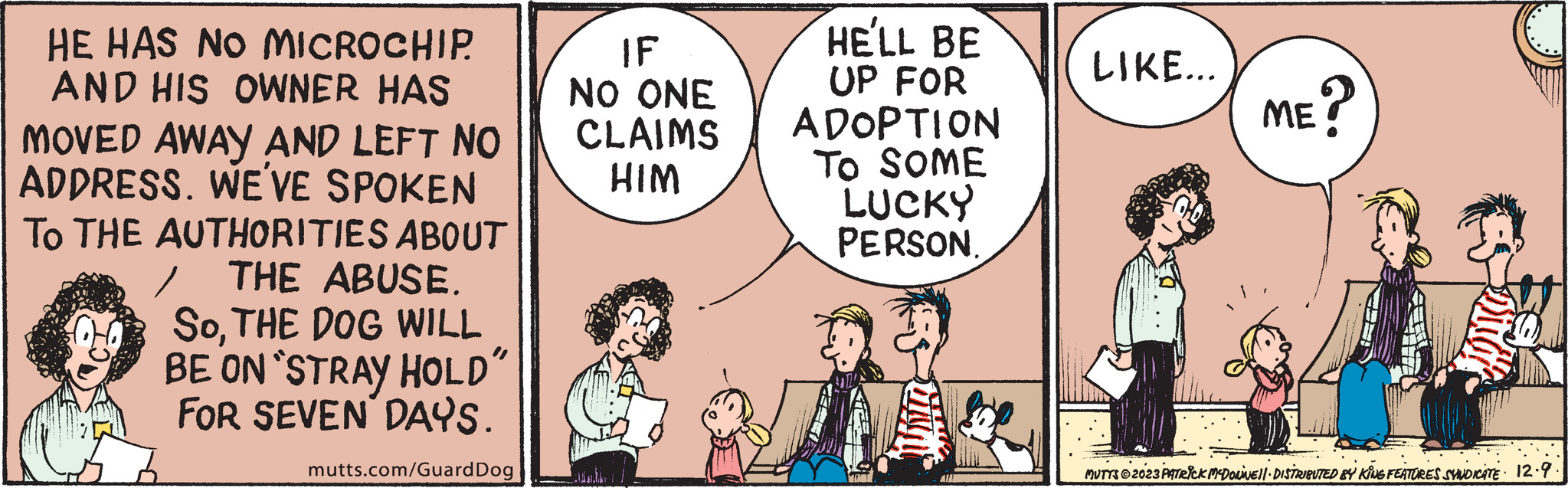 Mutts Comic Strip 2023-12-09 | Comics Kingdom