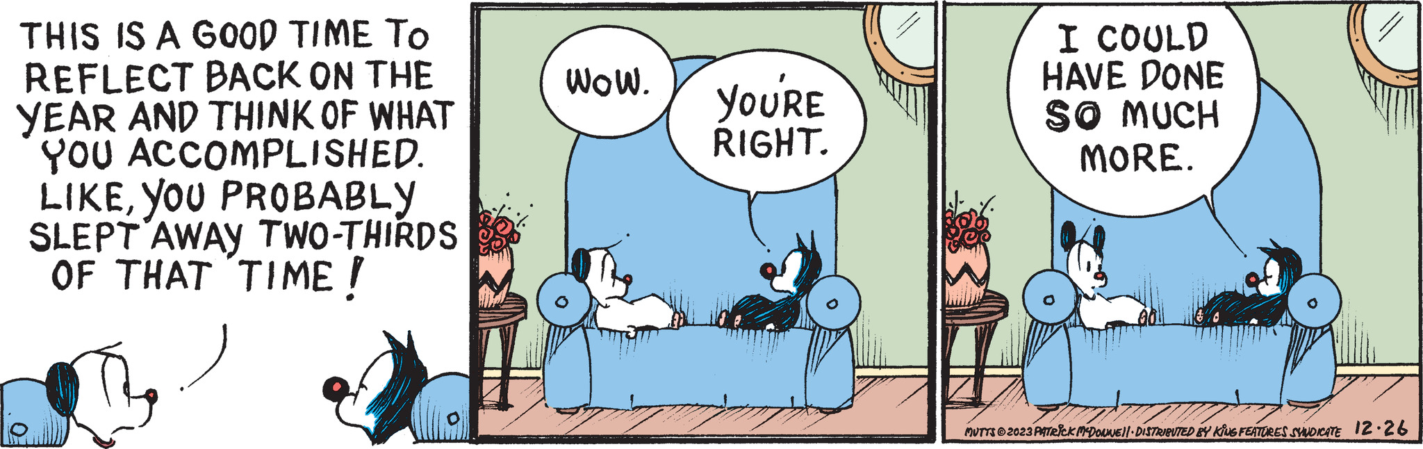Mutts Comic Strip 2023-12-26 | Comics Kingdom