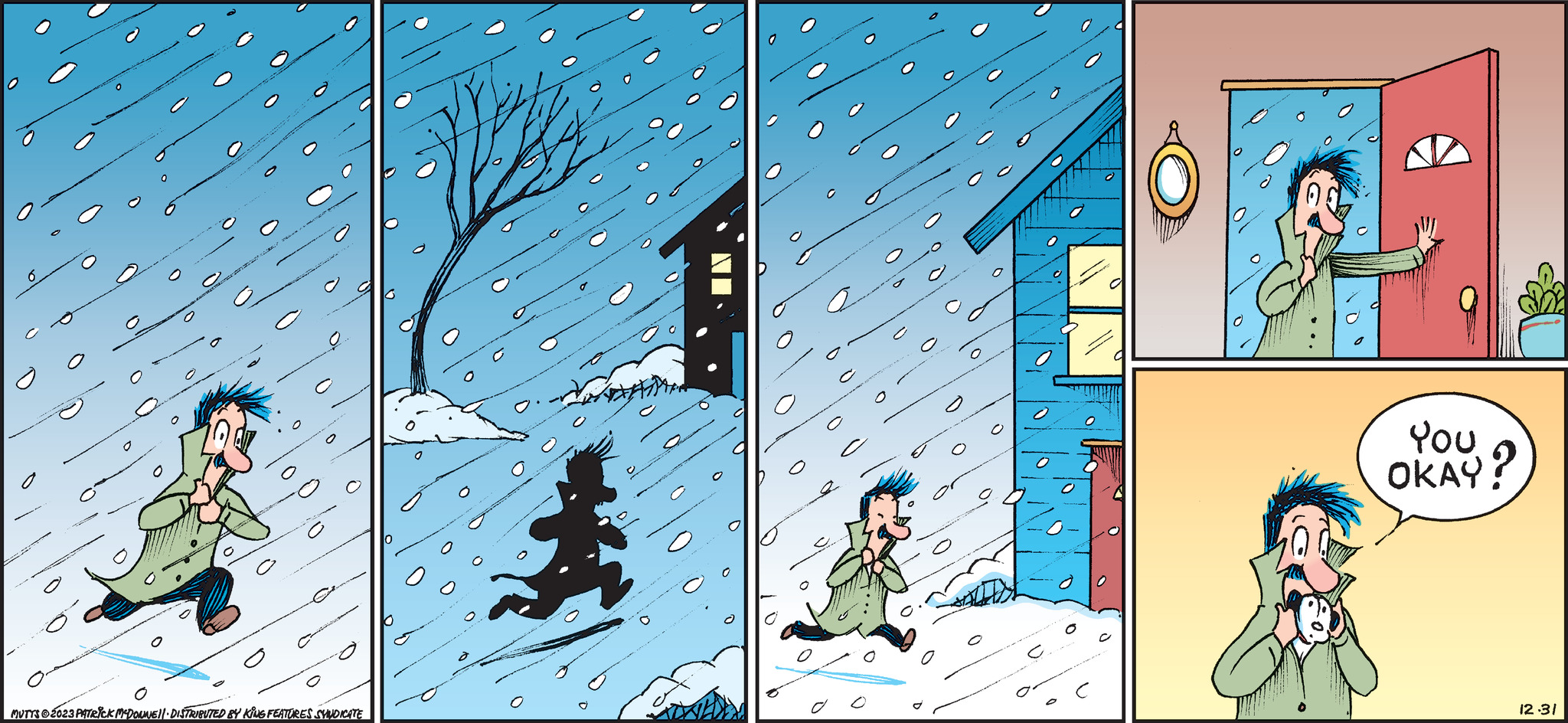 Mutts Comic Strip 2023-12-31 | Comics Kingdom