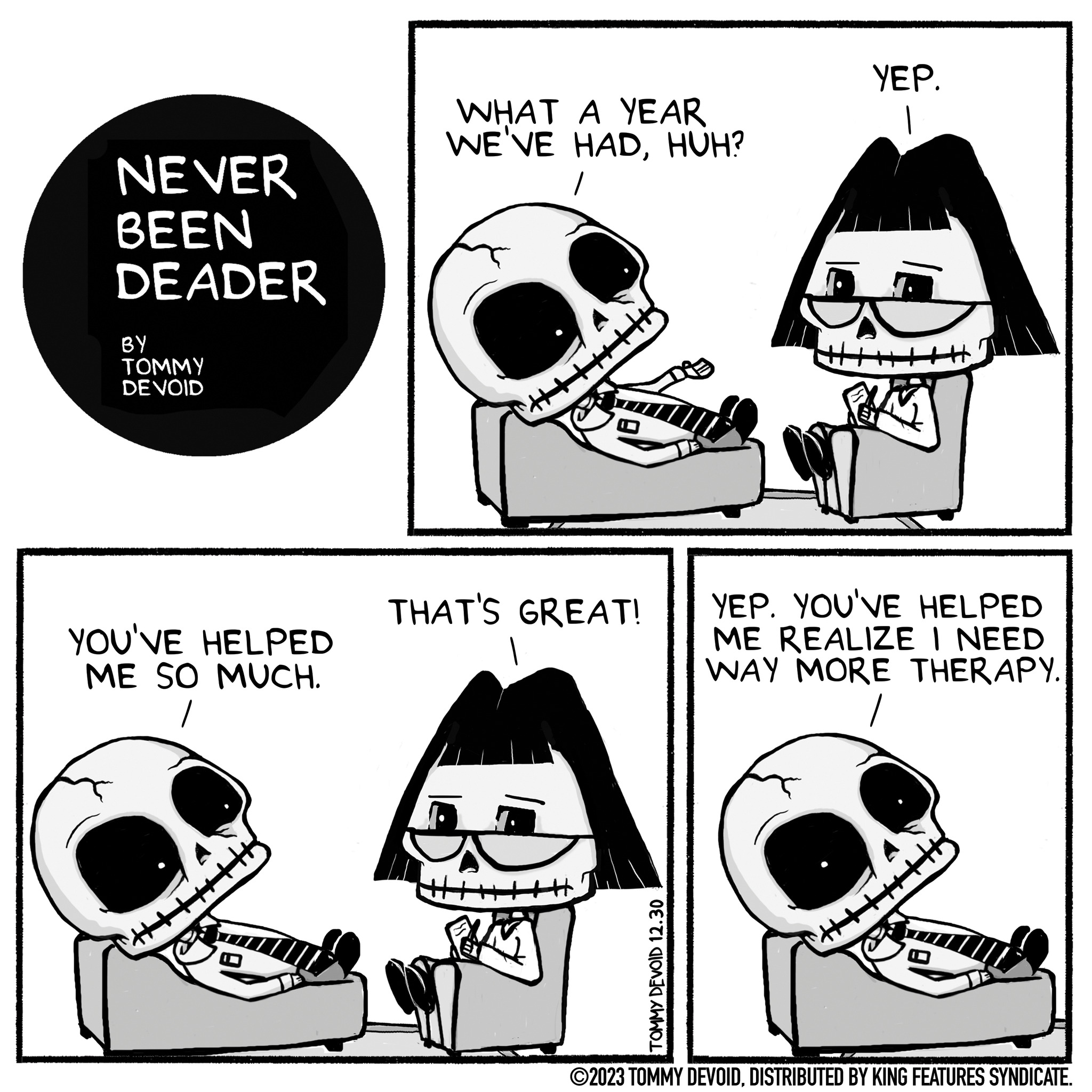 Never Been Deader Comic Strip 2023-12-30 | Comics Kingdom