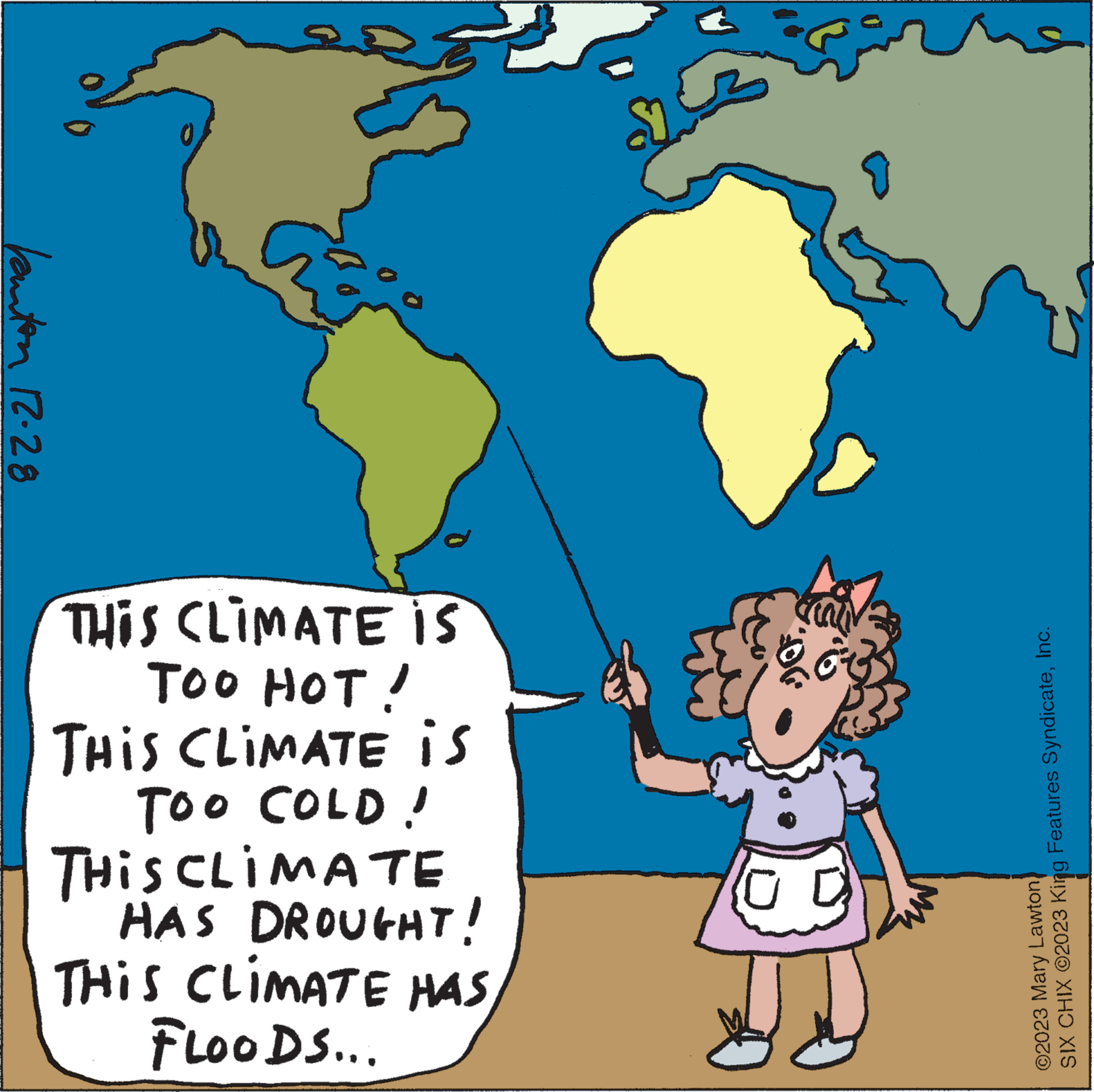 Six Chix Comic Strip 2023-12-28 | Comics Kingdom