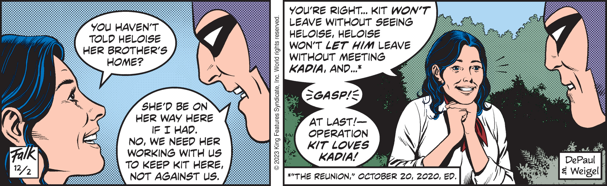 The Phantom Comic Strip 2023-12-02 | Comics Kingdom