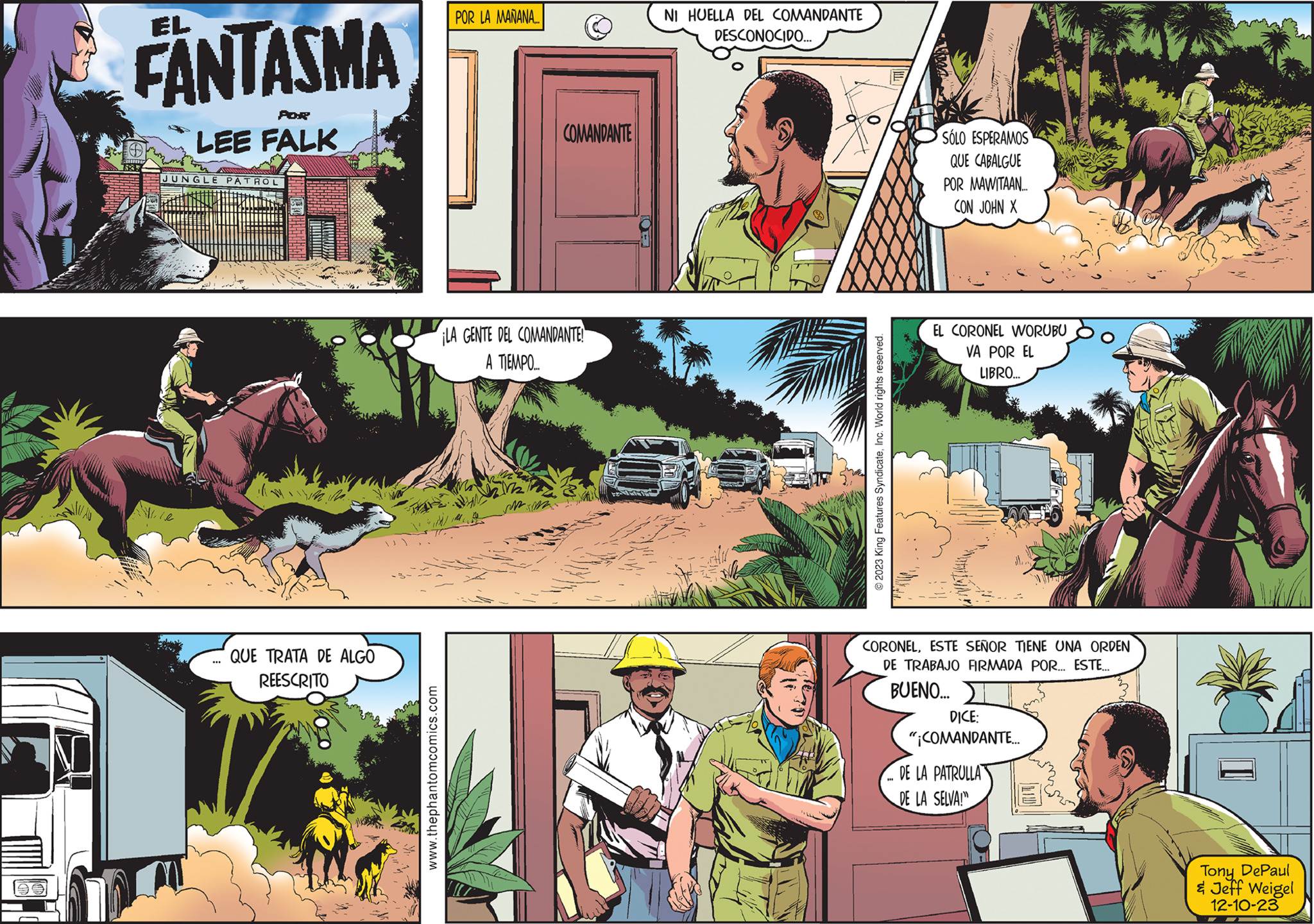 The Phantom Comic Strip 2023-12-10 | Comics Kingdom