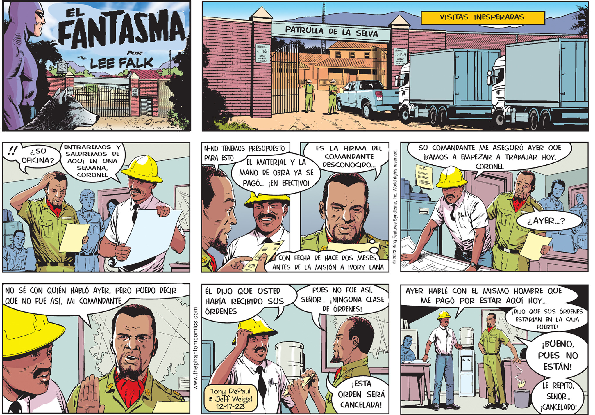 The Phantom Comic Strip 2023-12-17 | Comics Kingdom