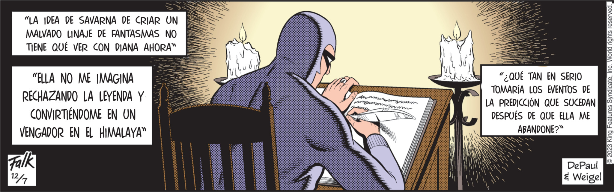 The Phantom Comic Strip 2023-12-28 | Comics Kingdom