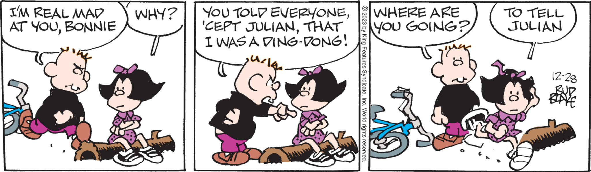 Tiger Comic Strip 2023-12-28 | Comics Kingdom