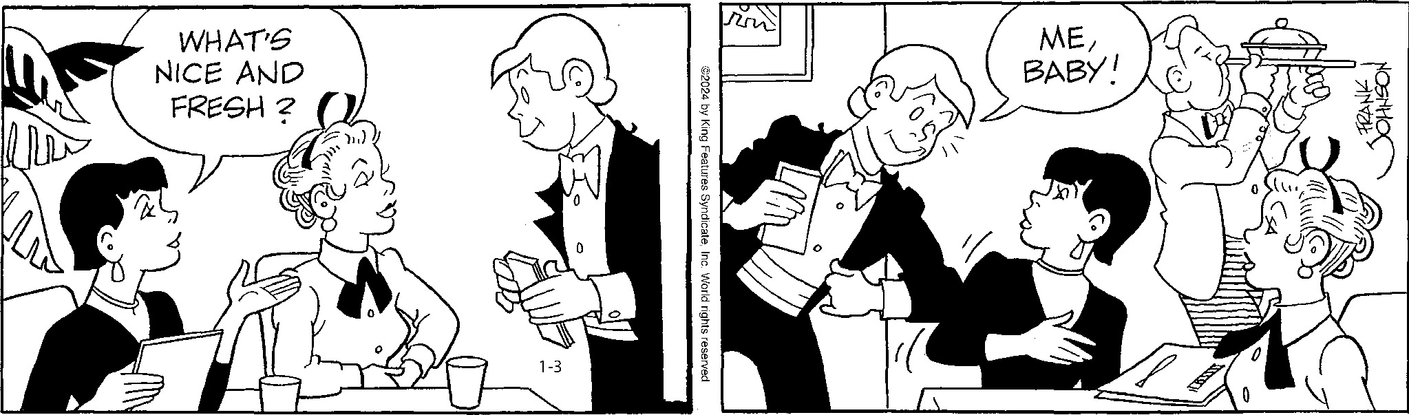 Bringing Up Father Comic Strip 2024-01-03 | Comics Kingdom