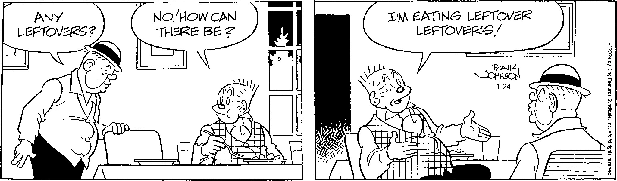 Bringing Up Father Comic Strip 2024-01-24 | Comics Kingdom