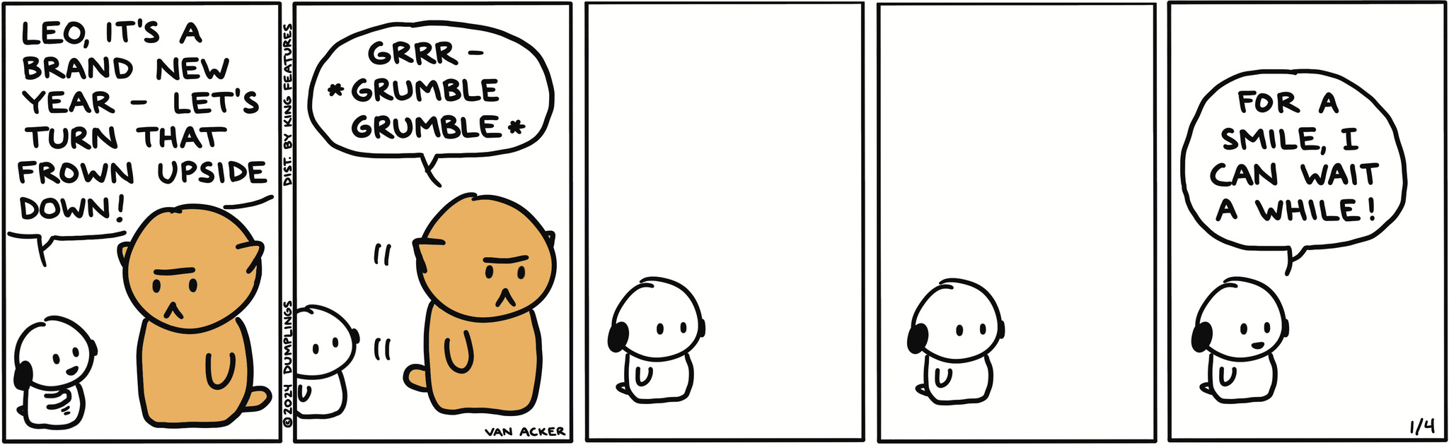 Dumplings Comic Strip 2024-01-04 | Comics Kingdom
