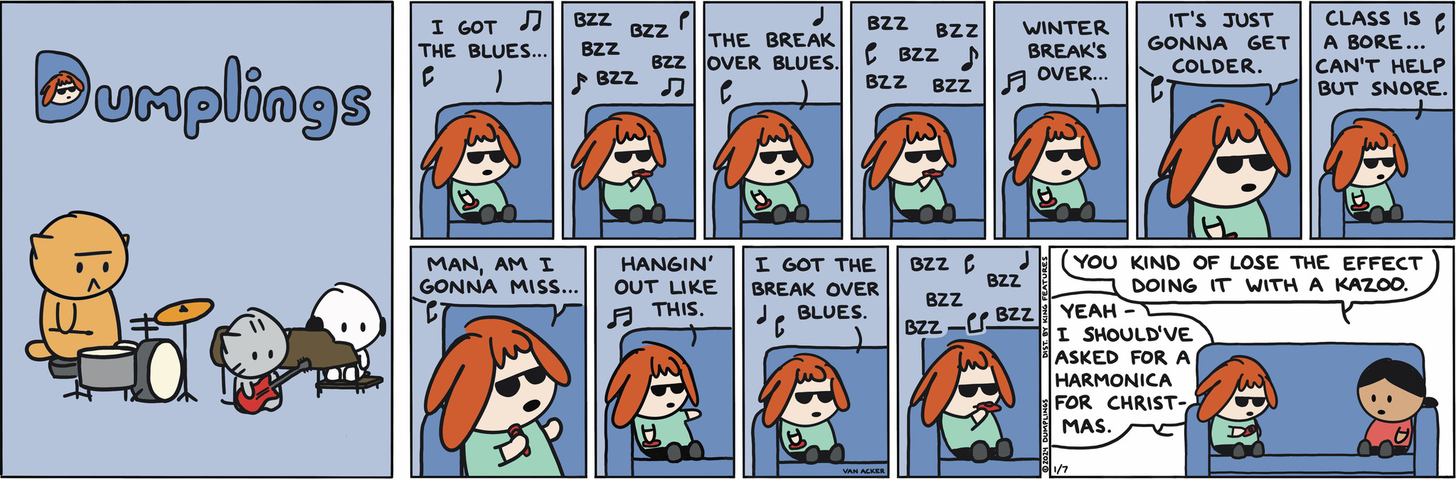 Dumplings Comic Strip 2024-01-07 | Comics Kingdom