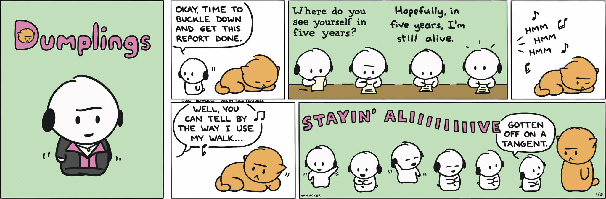 Dumplings Comic Strip 2024-01-21 | Comics Kingdom