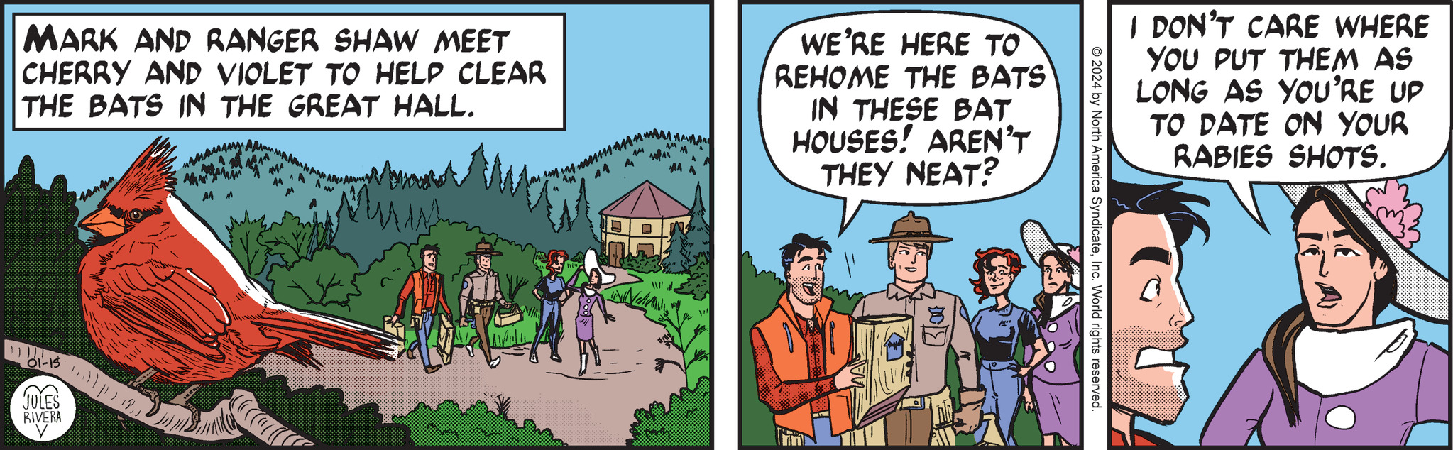 Mark Trail Comic Strip 2024-01-15 | Comics Kingdom