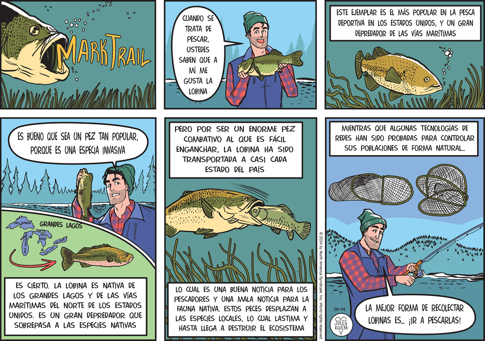 Mark Trail Comic Strip 2024-01-14 | Comics Kingdom