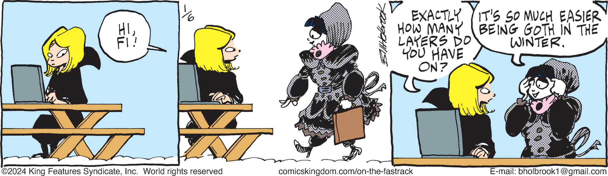 On The Fastrack Comic Strip 2024-01-06 | Comics Kingdom