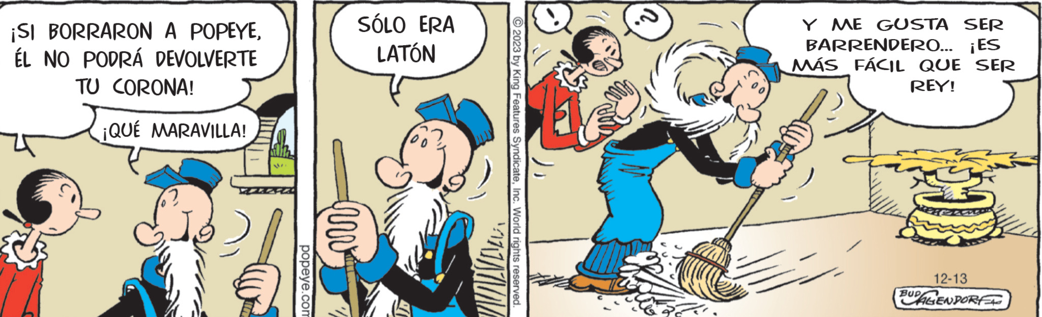 Popeye Comic Strip 2024-01-03 | Comics Kingdom