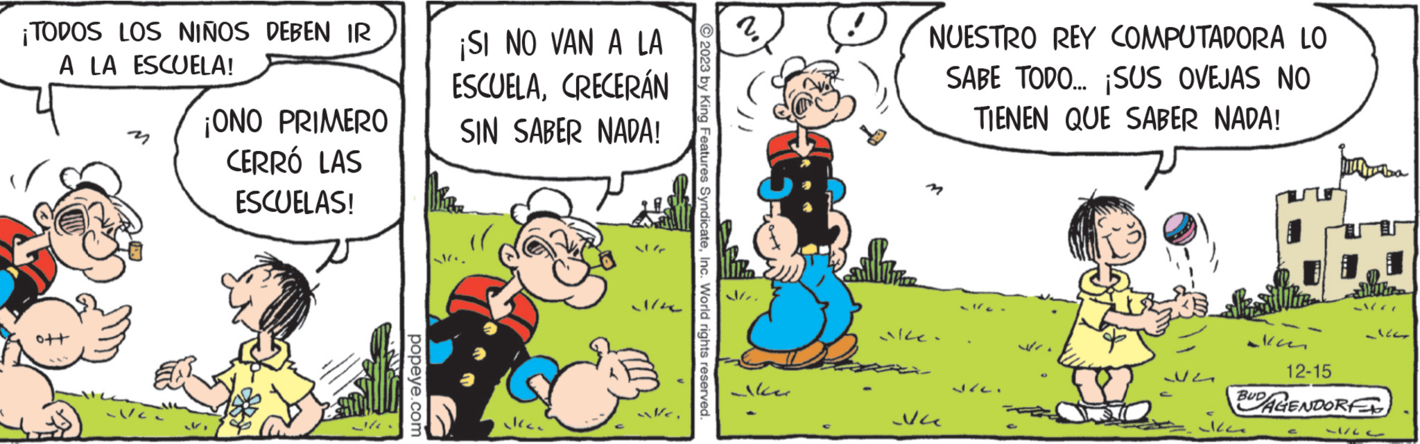 Popeye Comic Strip 2024-01-05 | Comics Kingdom