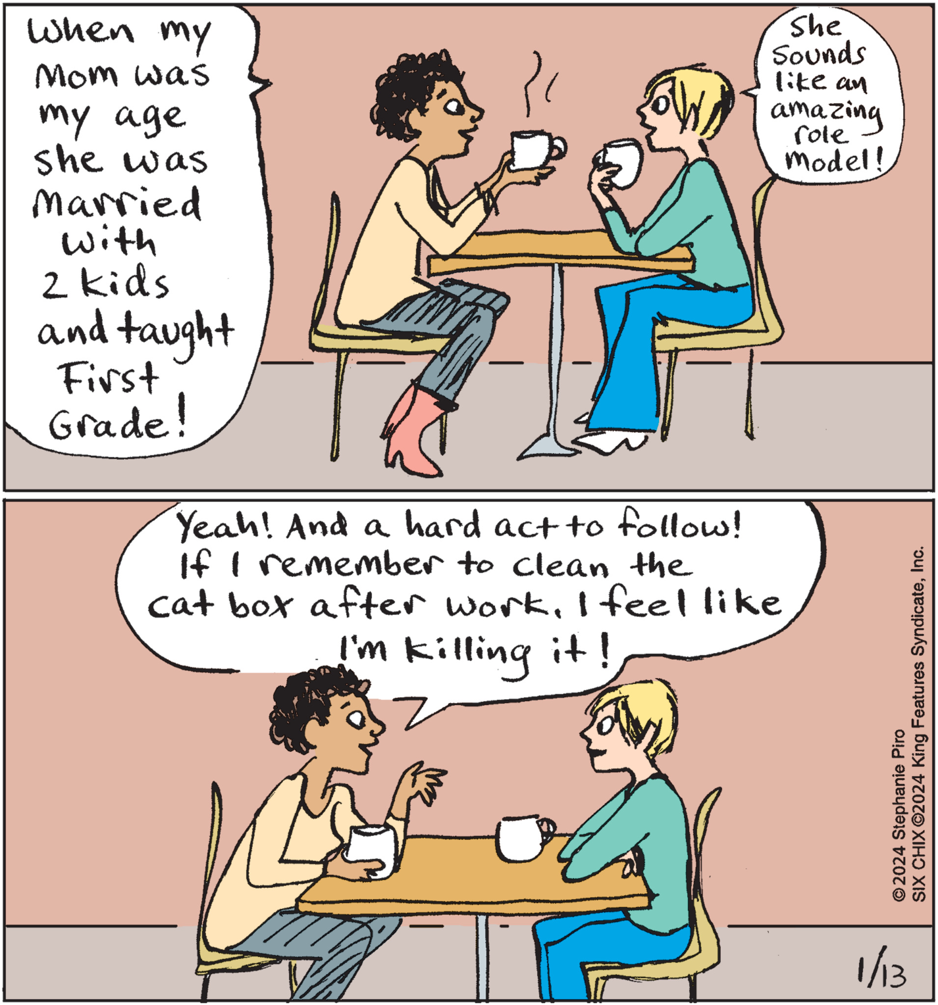 Six Chix Comic Strip 2024-01-13 | Comics Kingdom