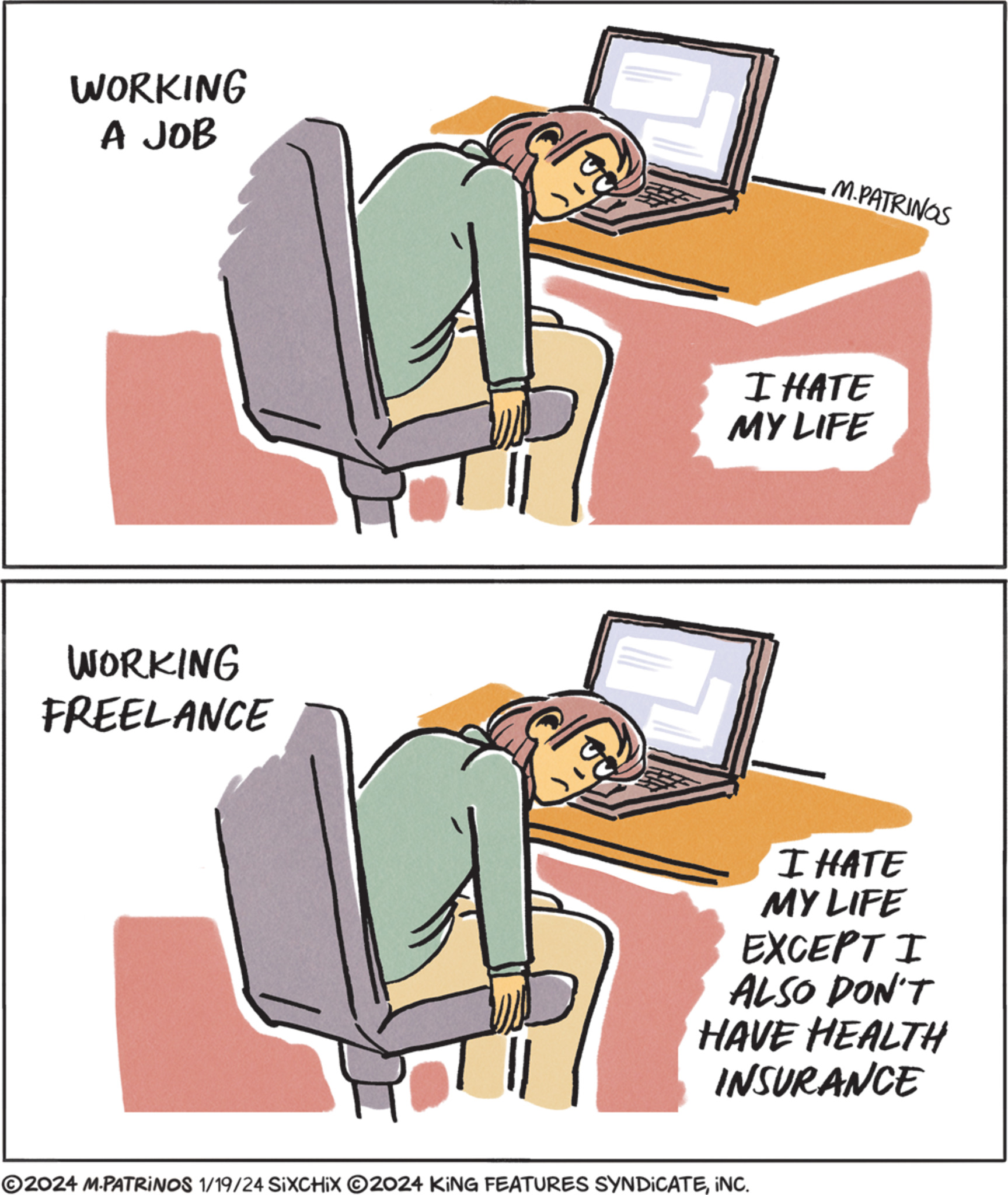 Six Chix Comic Strip 2024-01-19 | Comics Kingdom