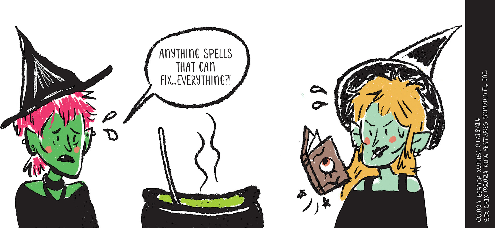 Six Chix Comic Strip 2024-01-28 | Comics Kingdom