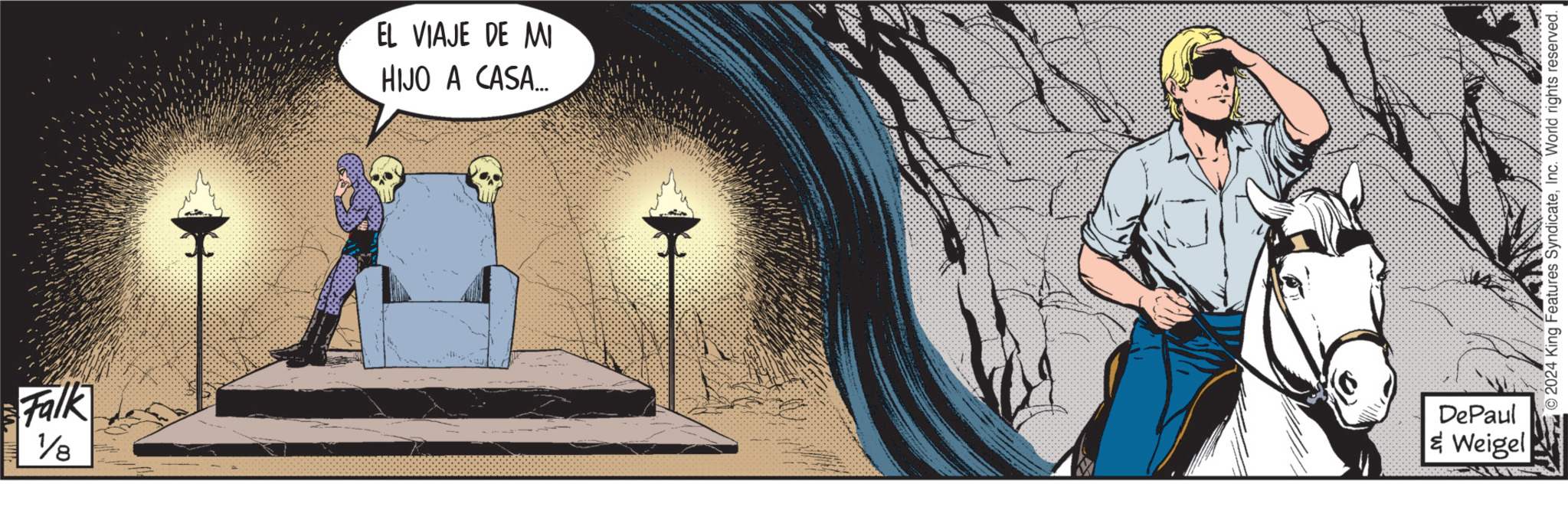 The Phantom Comic Strip 2024-01-29 | Comics Kingdom