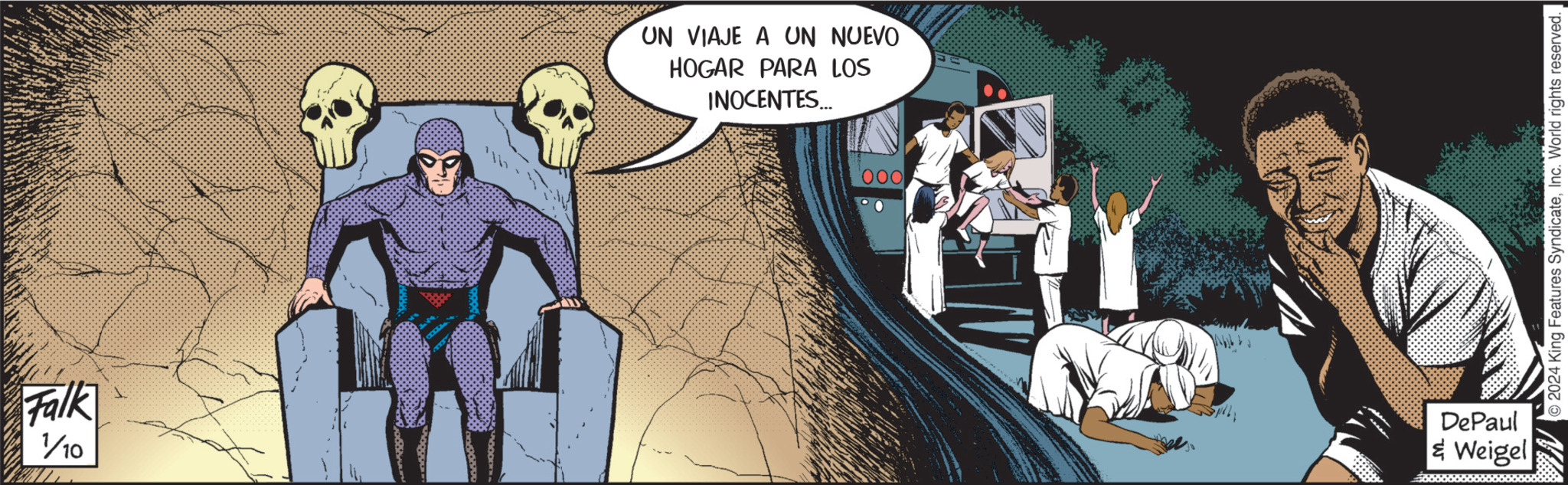 The Phantom Comic Strip 2024-01-31 | Comics Kingdom