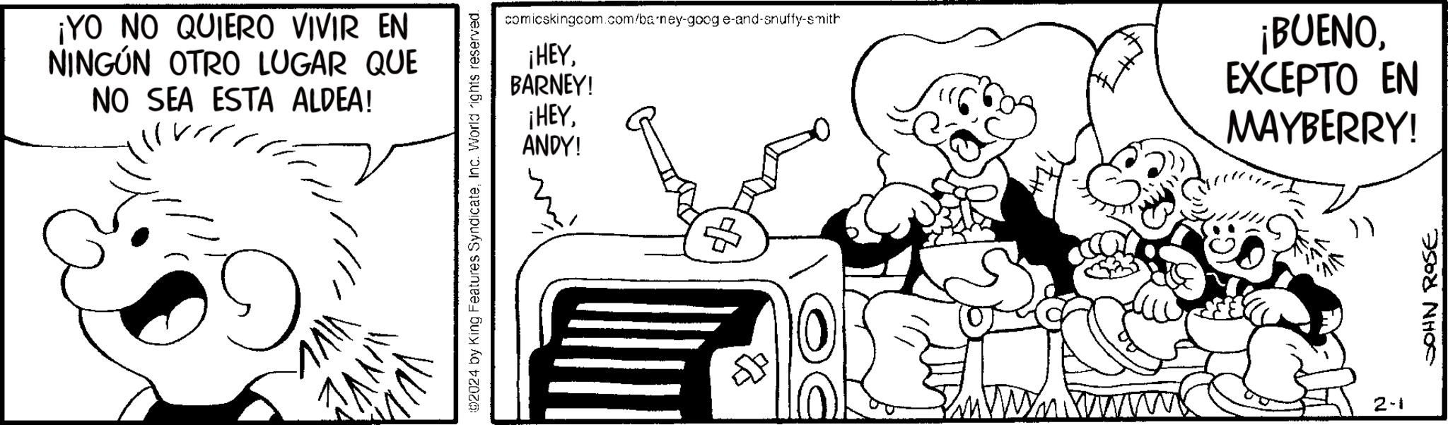 Barney Google And Snuffy Smith Comic Strip 2024-02-15 | Comics Kingdom