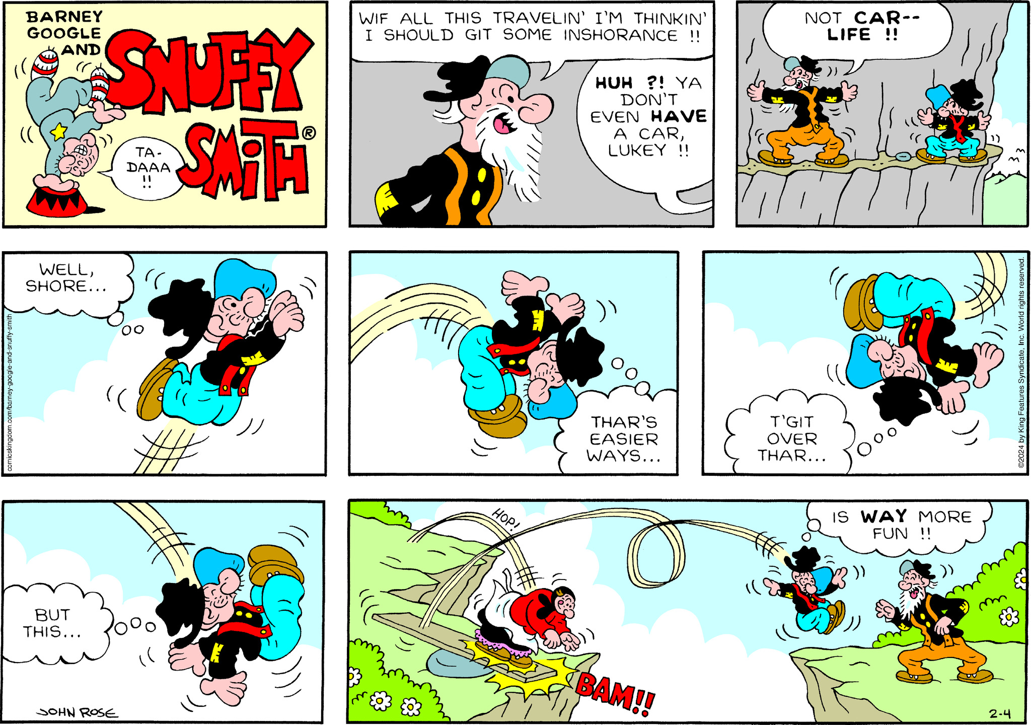 Barney Google And Snuffy Smith Comic Strip 2024-02-04 | Comics Kingdom