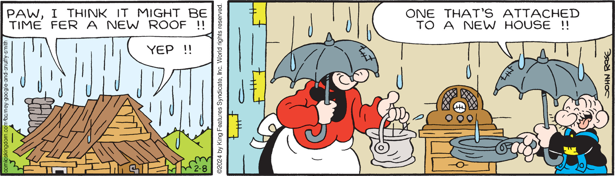 Barney Google And Snuffy Smith Comic Strip 2024-02-08 | Comics Kingdom