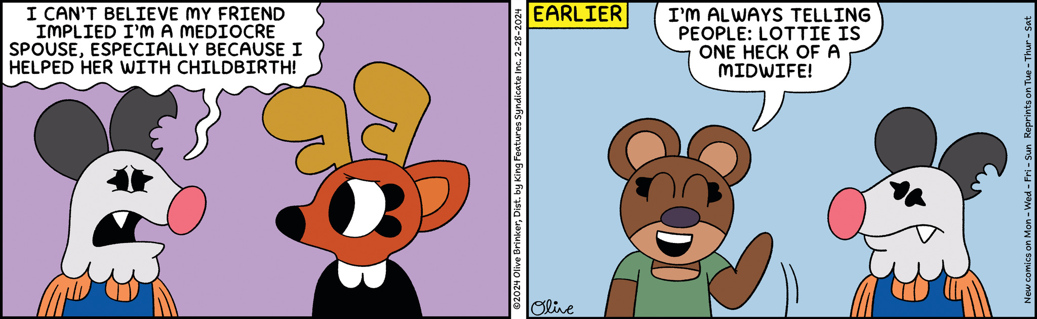 Rae The Doe Comic Strip 2024-02-28 | Comics Kingdom