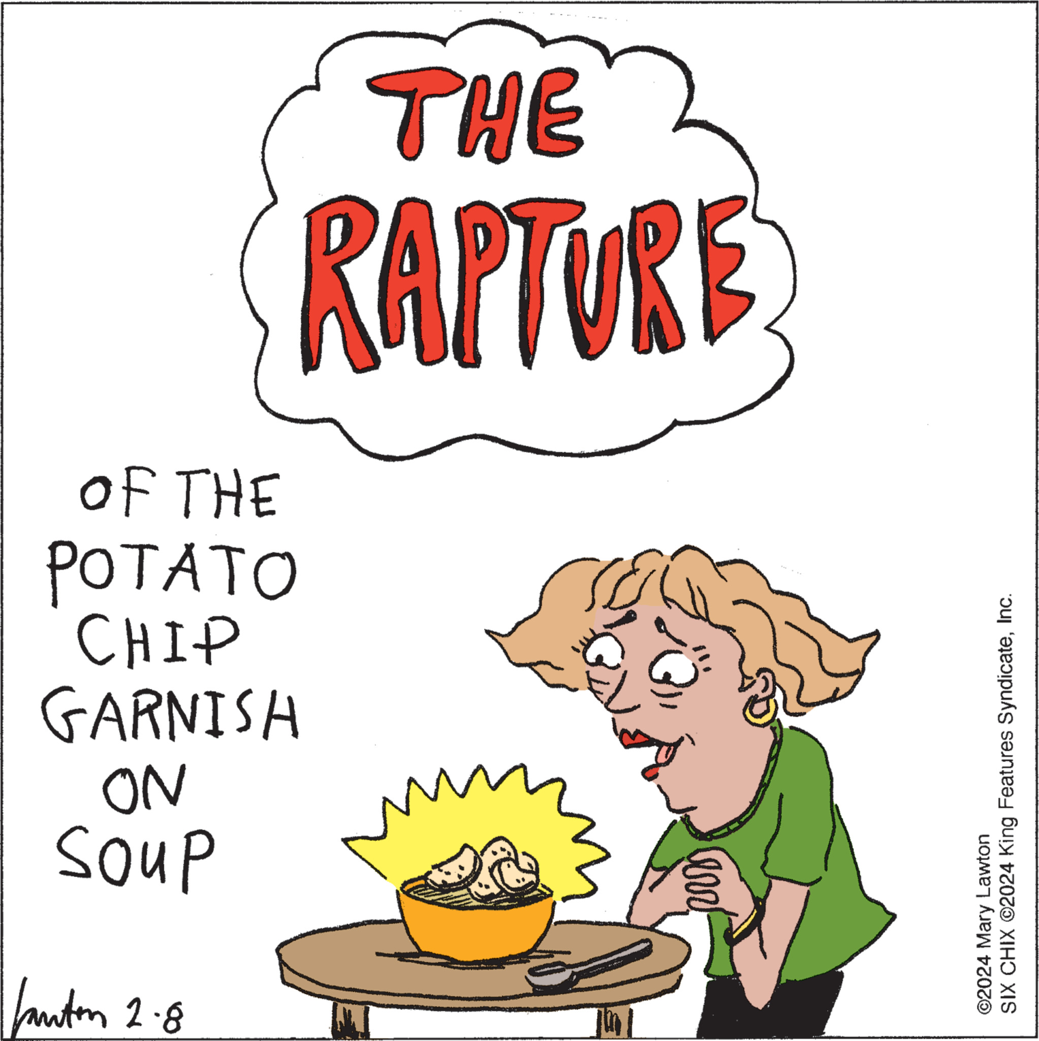 Six Chix Comic Strip 2024-02-08 | Comics Kingdom