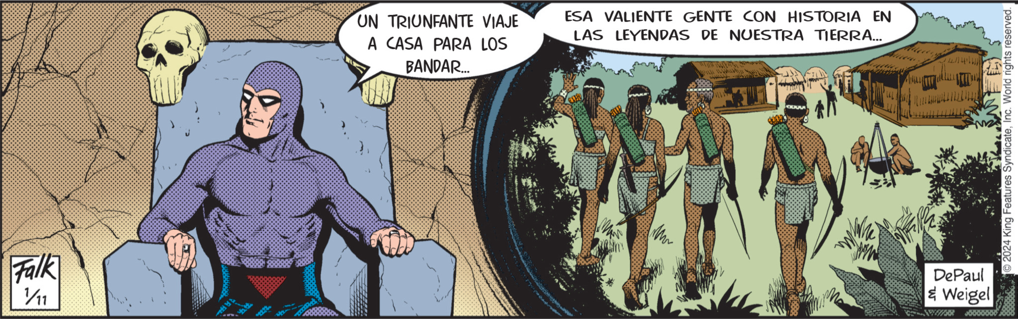 The Phantom Comic Strip 2024-02-01 | Comics Kingdom