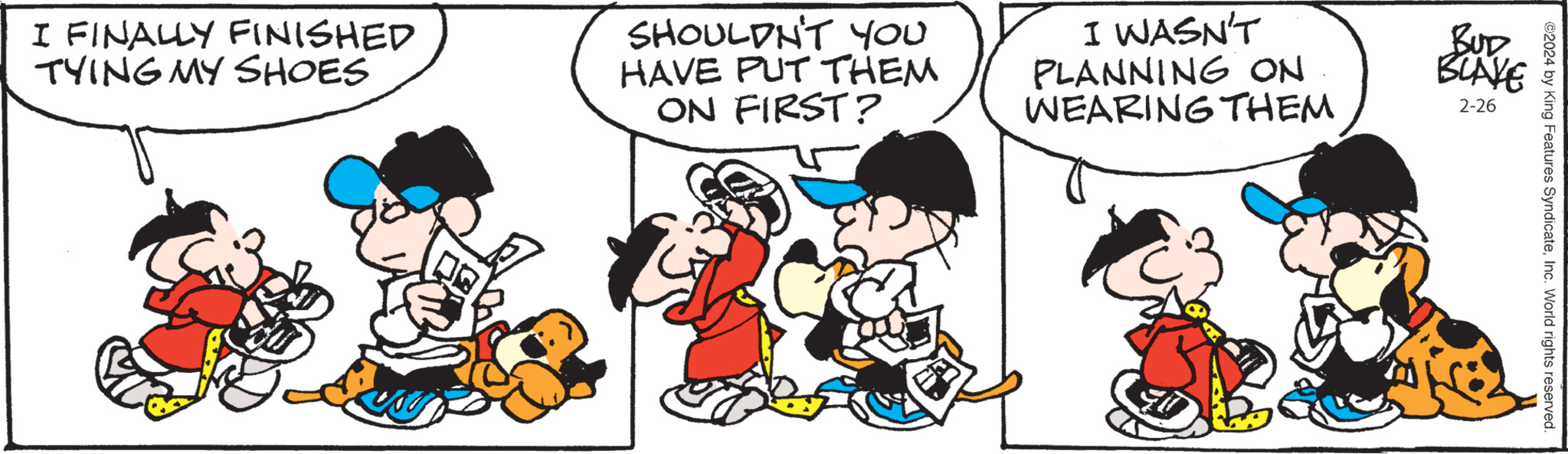 Tiger Comic Strip 2024-02-26 | Comics Kingdom