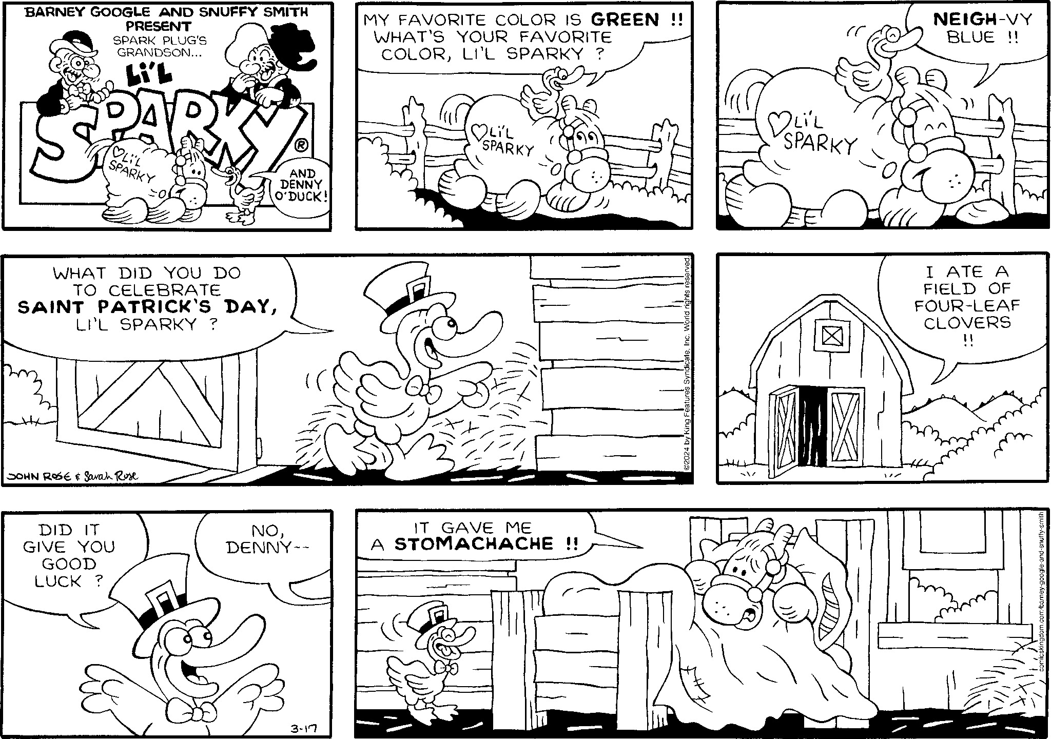 Barney Google And Snuffy Smith Comic Strip 2024-03-17 | Comics Kingdom