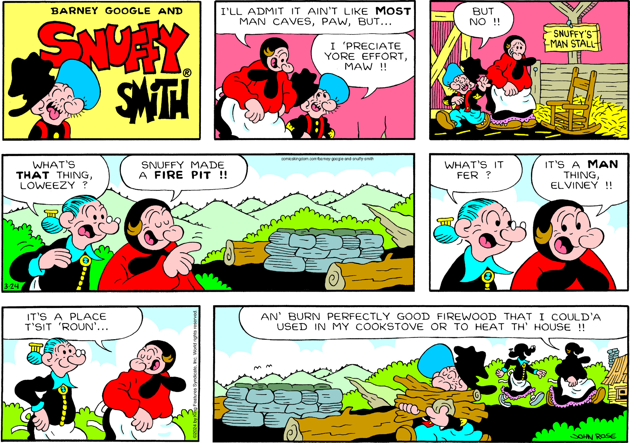 Barney Google And Snuffy Smith Comic Strip 2024-03-24 | Comics Kingdom