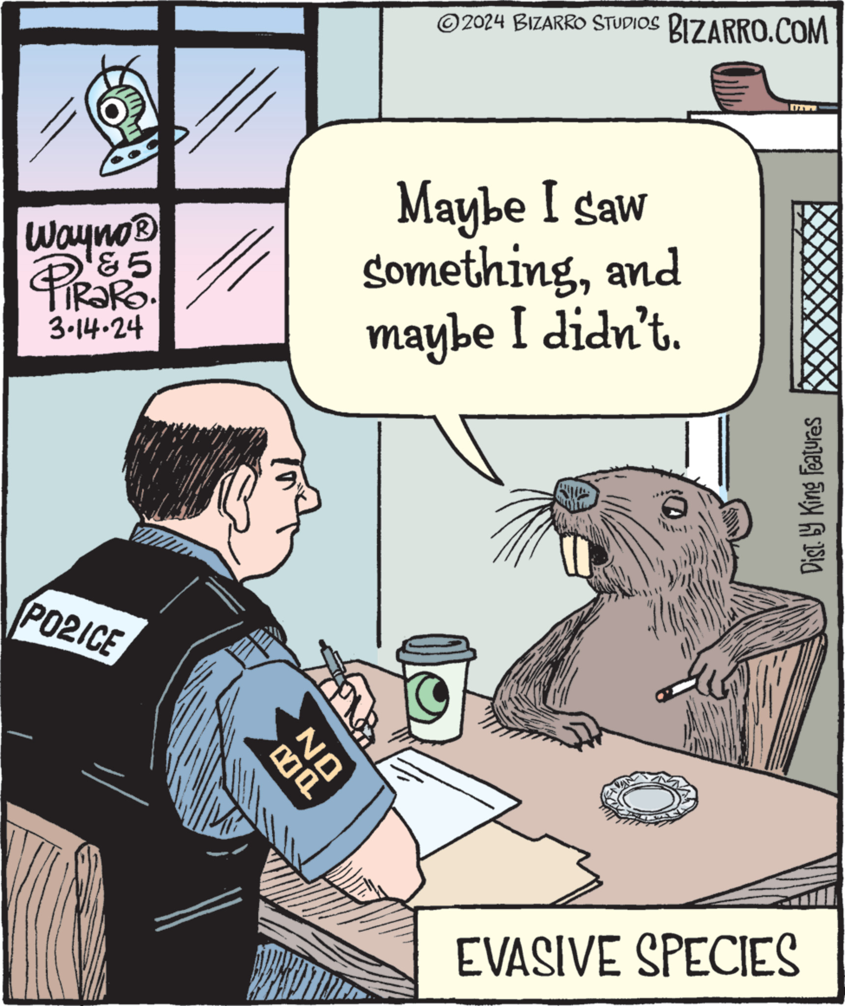 Bizarro Comic Strip 2024-03-14 | Comics Kingdom