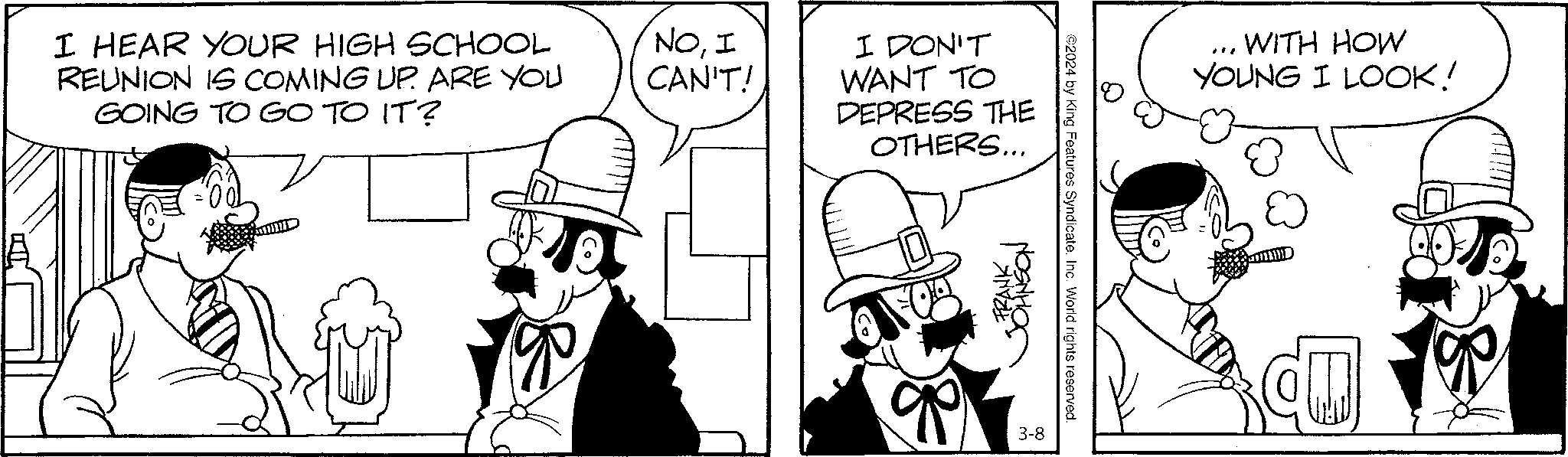 Bringing Up Father Comic Strip 2024-03-08 | Comics Kingdom
