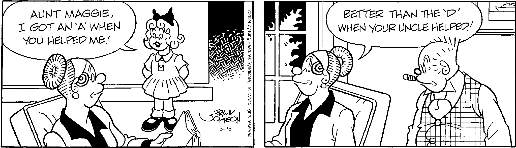 Bringing Up Father Comic Strip 2024-03-23 | Comics Kingdom