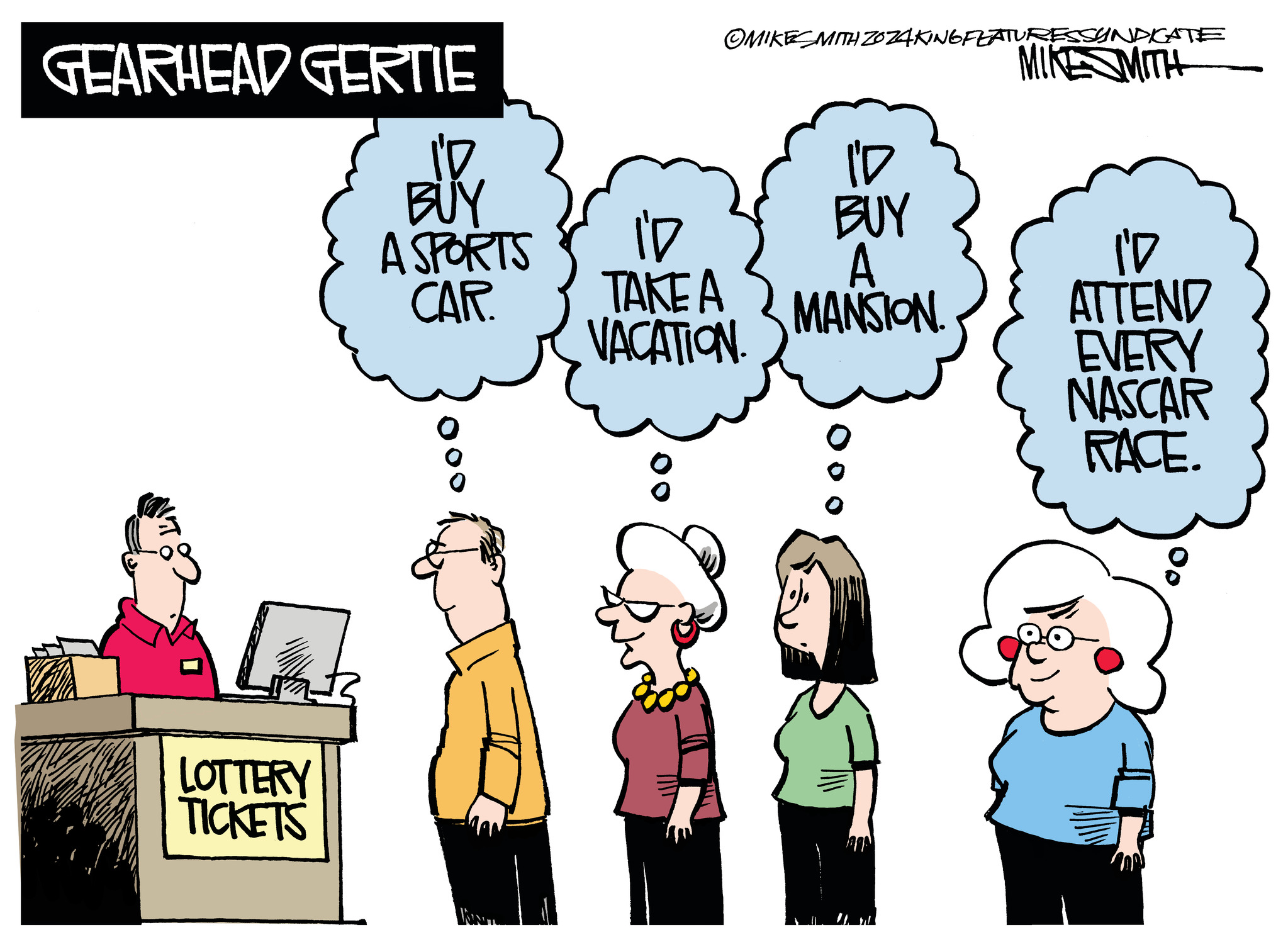 Gearhead Gertie Comic Strip 2024-03-14 | Comics Kingdom